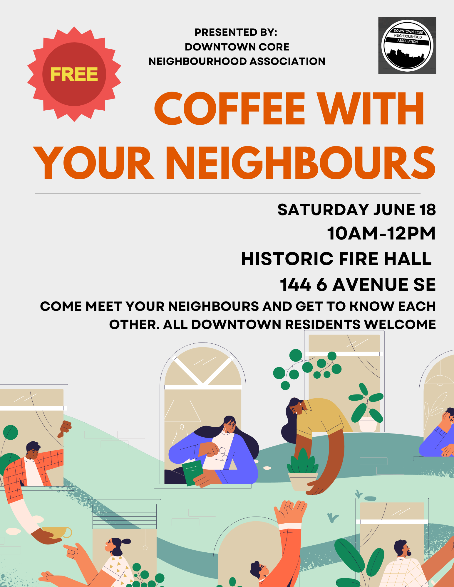 Join us for Neighbour Day! – Downtown Core Neighbourhood Association